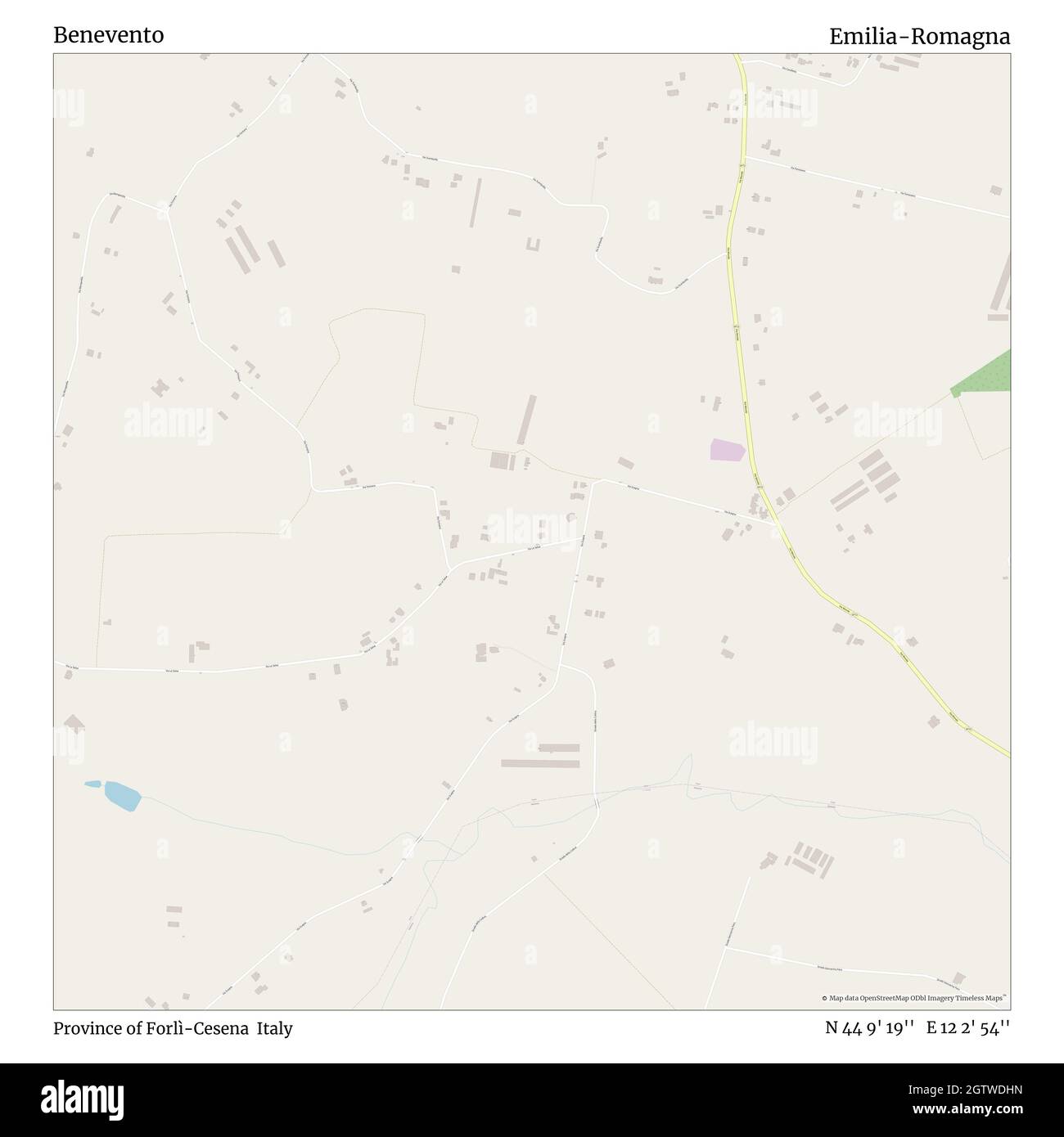 Benevento, Province of Forlì-Cesena, Italy, Emilia-Romagna, N 44 9' 19 ...