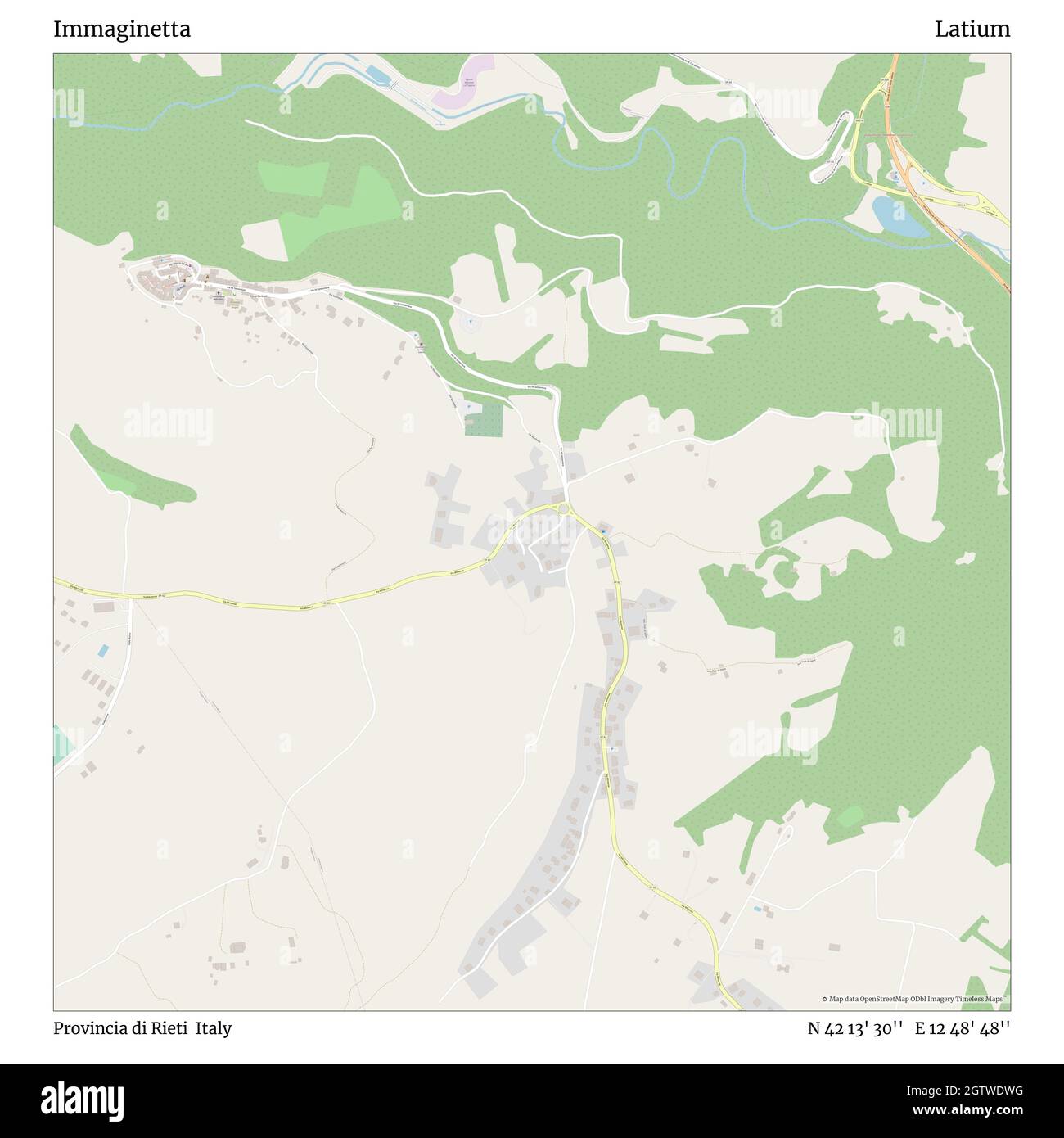 Immaginetta, Provincia di Rieti, Italy, Latium, N 42 13' 30'', E 12 48 ...