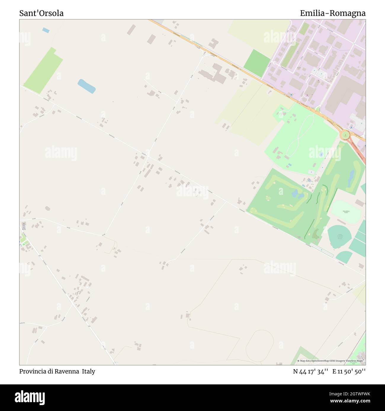 Ravenna map hi-res stock photography and images - Alamy