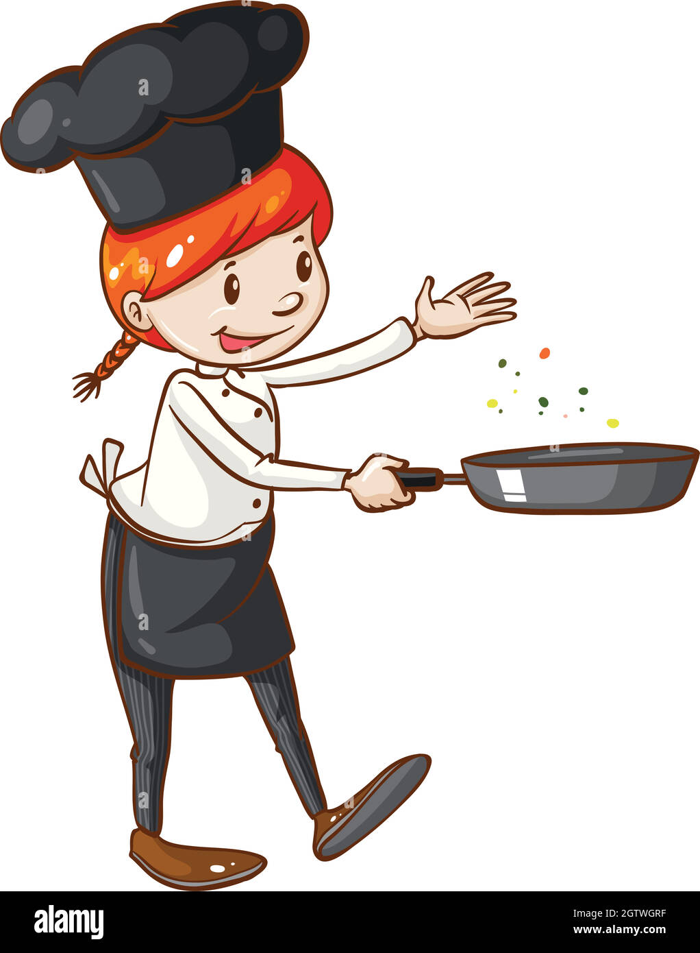 A simple sketch of a chef Stock Vector Image & Art - Alamy