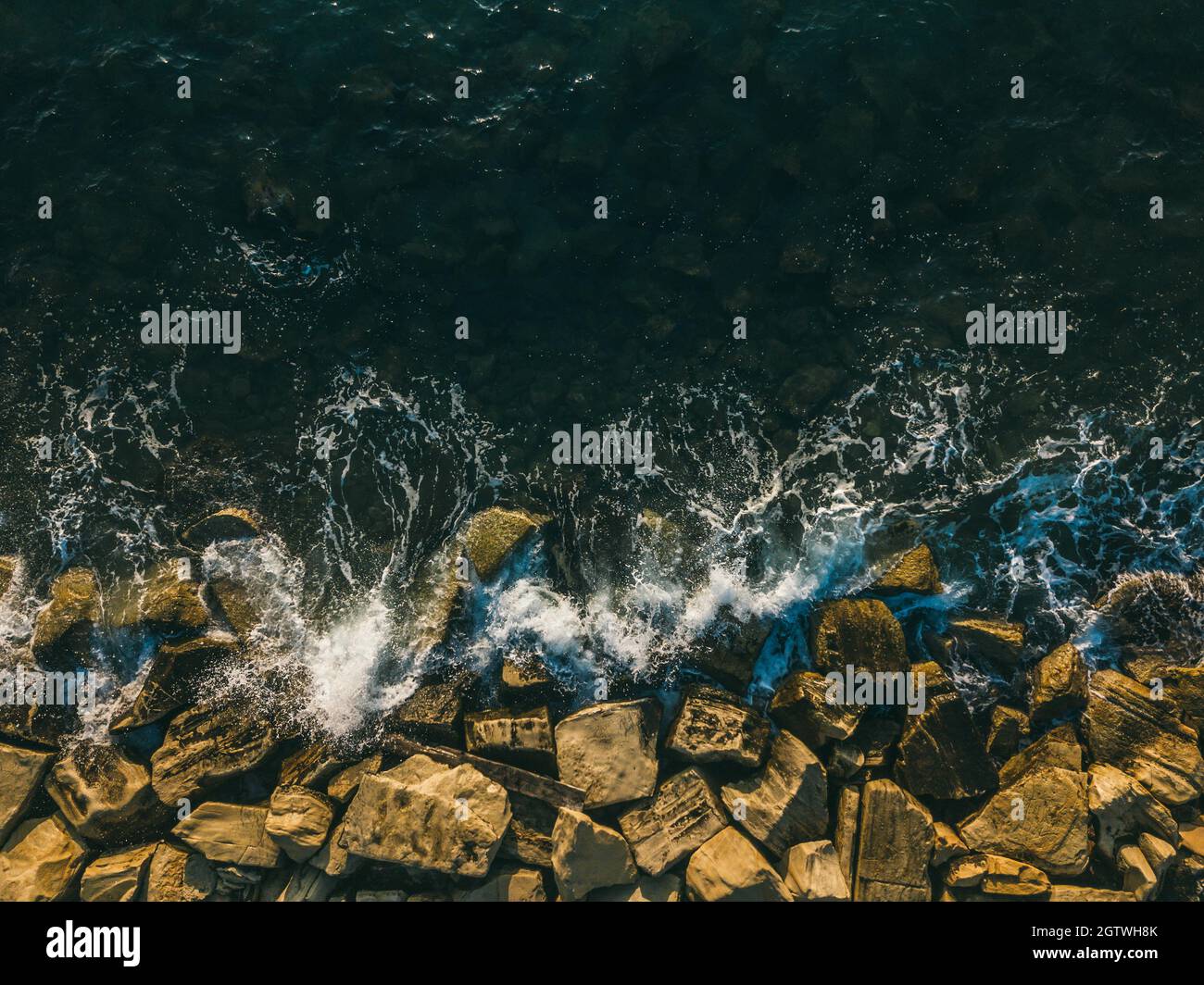 Groyne aerial hi-res stock photography and images - Alamy
