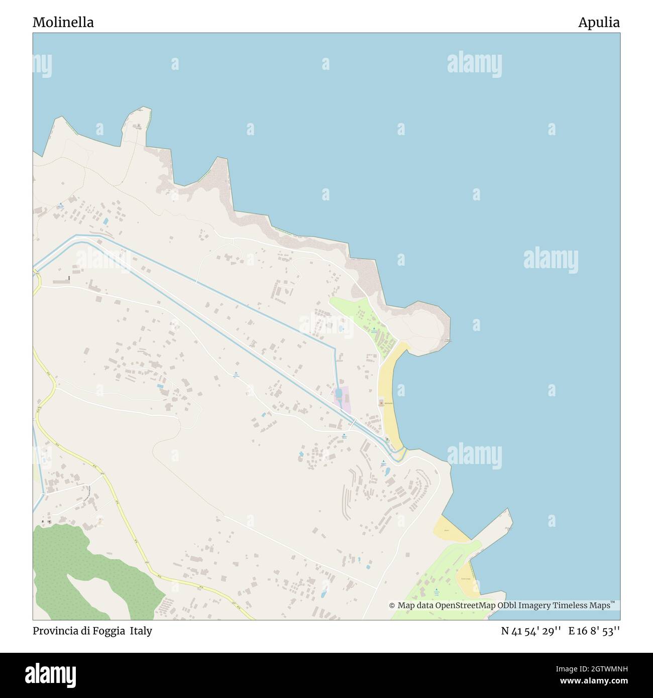 Map of foggia hi-res stock photography and images - Alamy