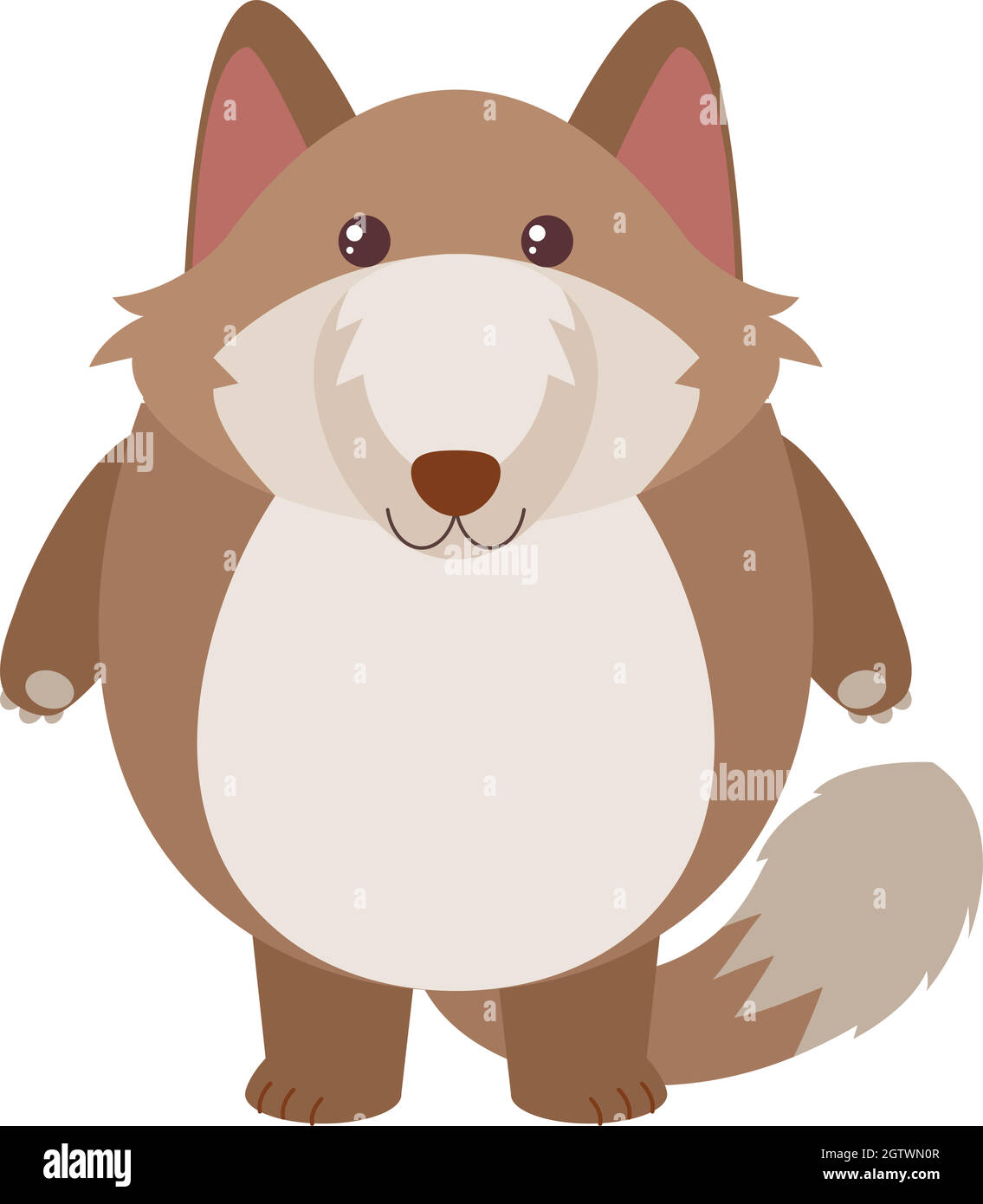 Face brown dog Stock Vector Images - Alamy