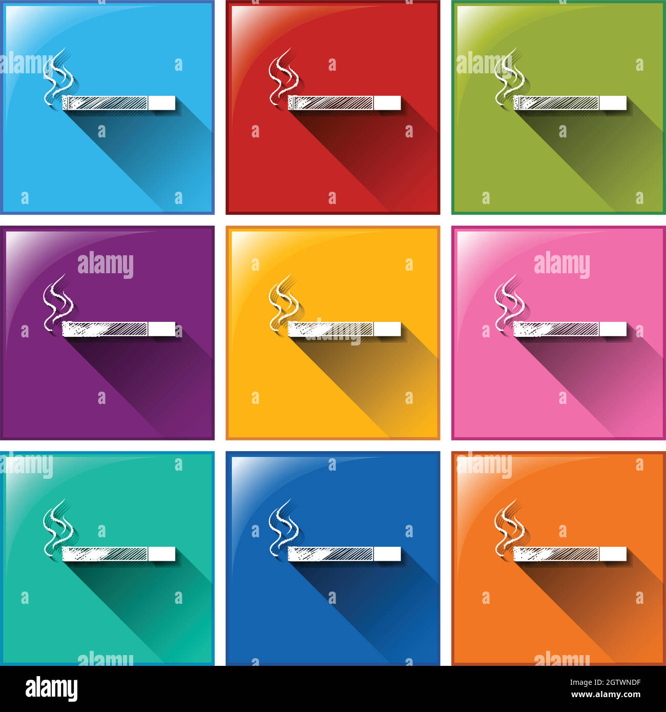Smoking action Stock Vector Images - Alamy
