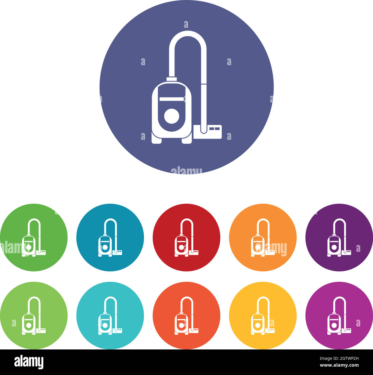 Vacuum button icon Stock Vector Images - Alamy