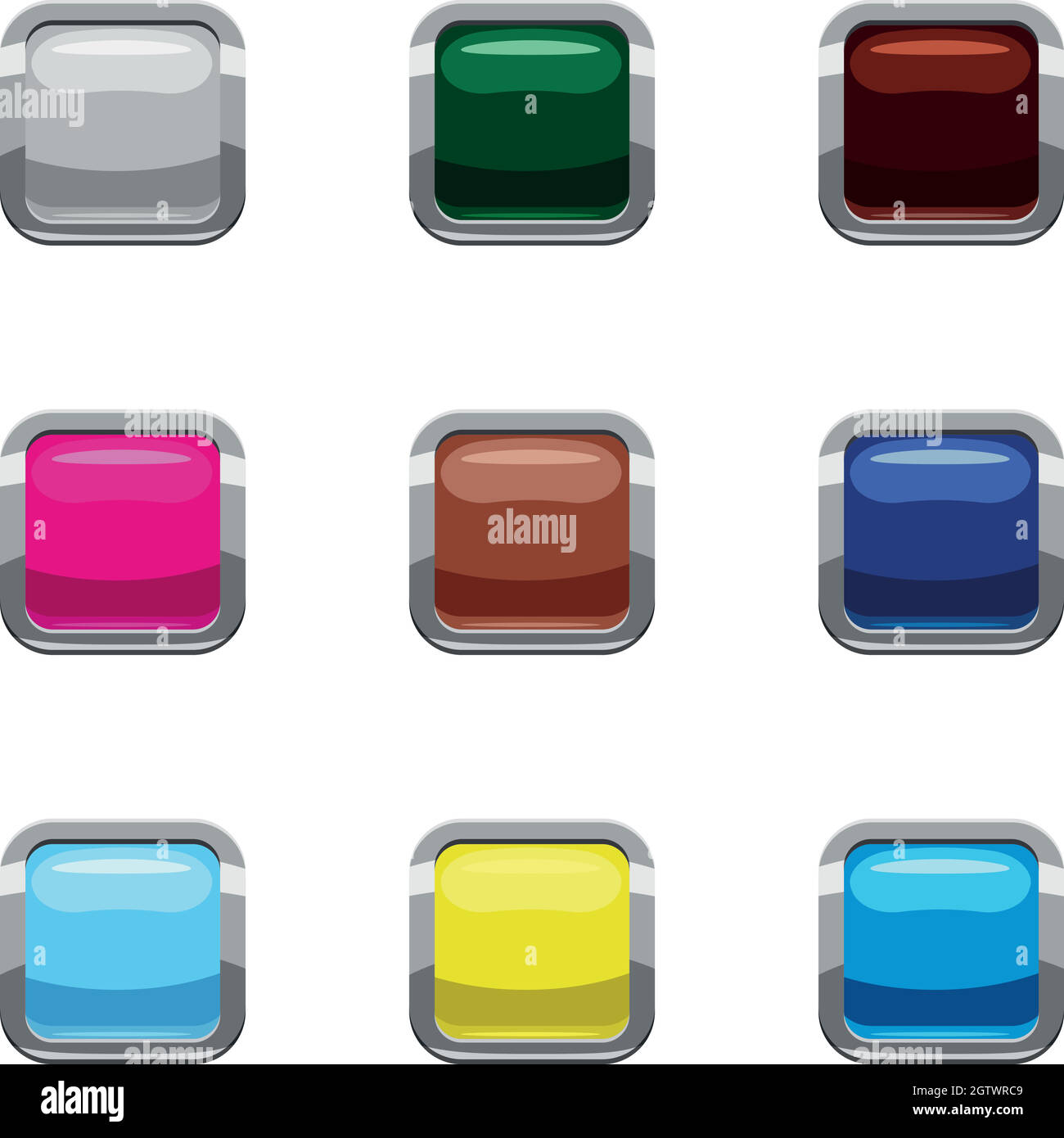 Click icon cartoon style Stock Vector Images - Alamy