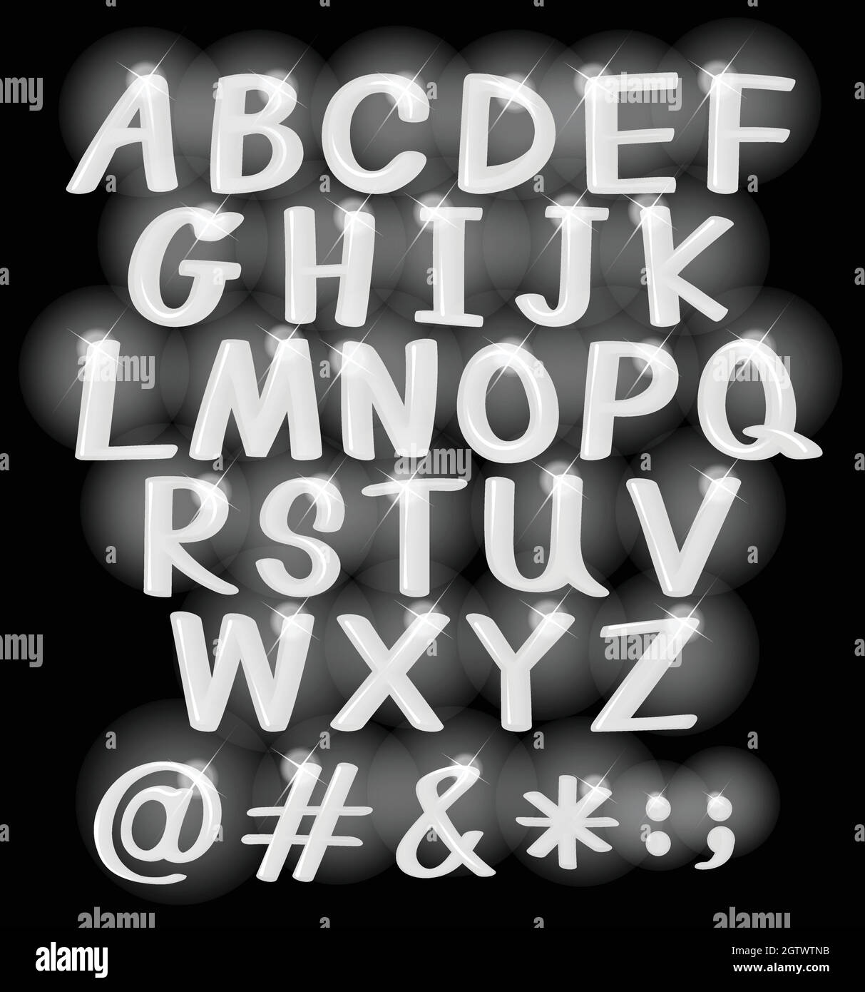 Stylish alphabets hi-res stock photography and images - Alamy