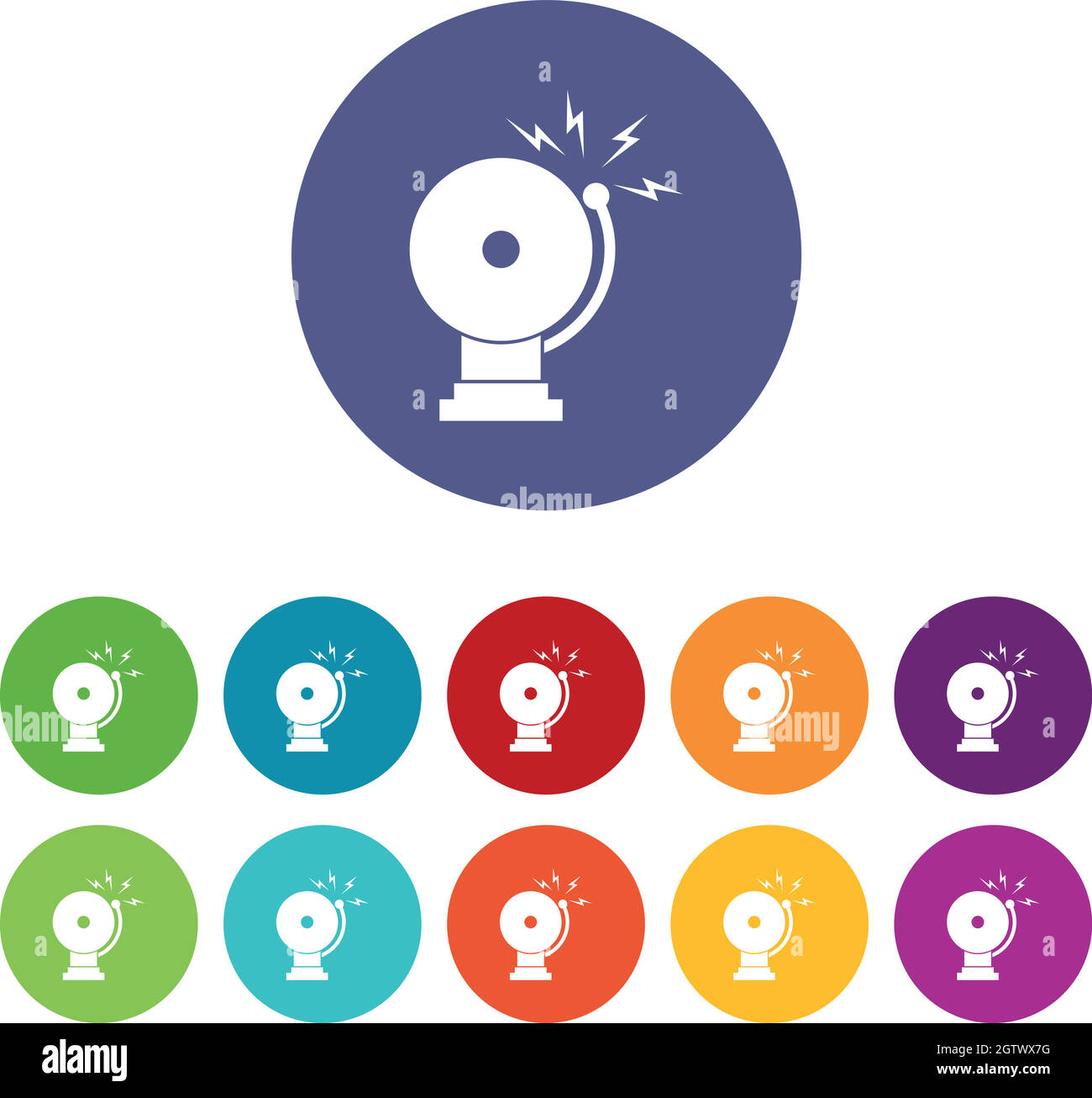 Alarm icons Stock Vector Images - Alamy