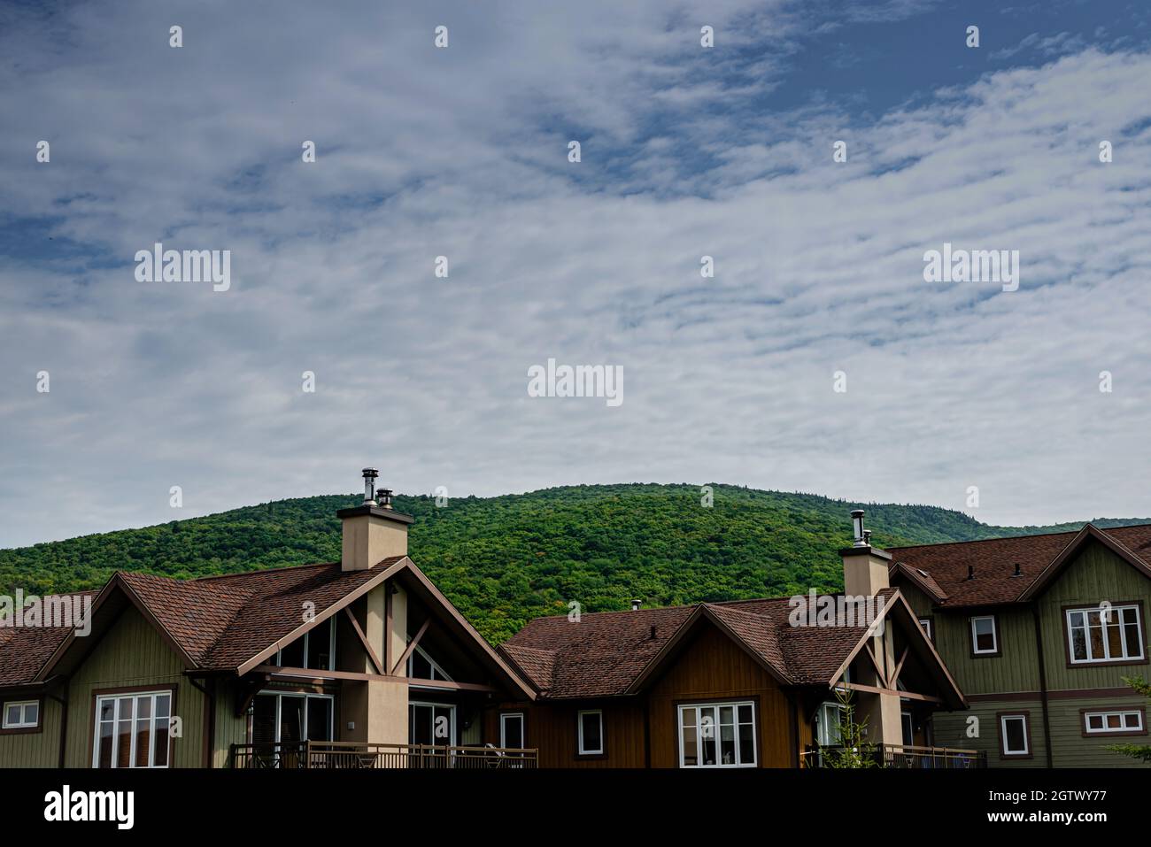 View of the mount Sutton Stock Photo - Alamy