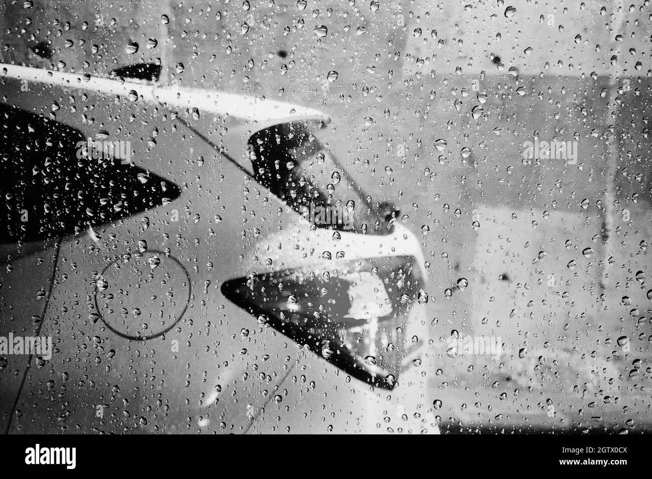 Interior night window Black and White Stock Photos & Images - Alamy