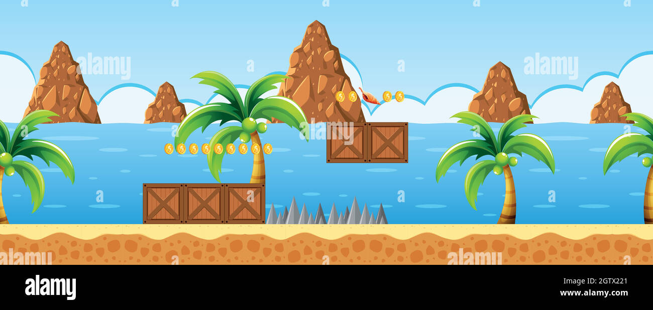 A fun Game Template Stock Vector Image & Art - Alamy