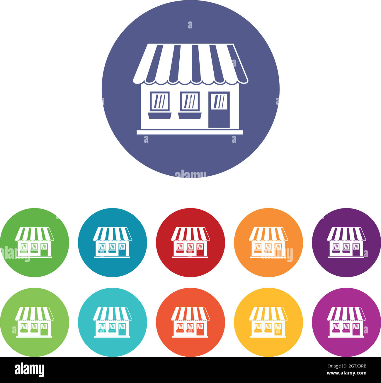 Shop set icons Stock Vector Image & Art - Alamy