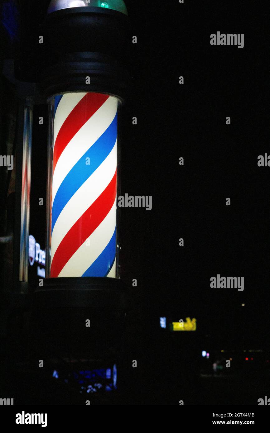 Wallpaper barber shop hi-res stock photography and images - Alamy