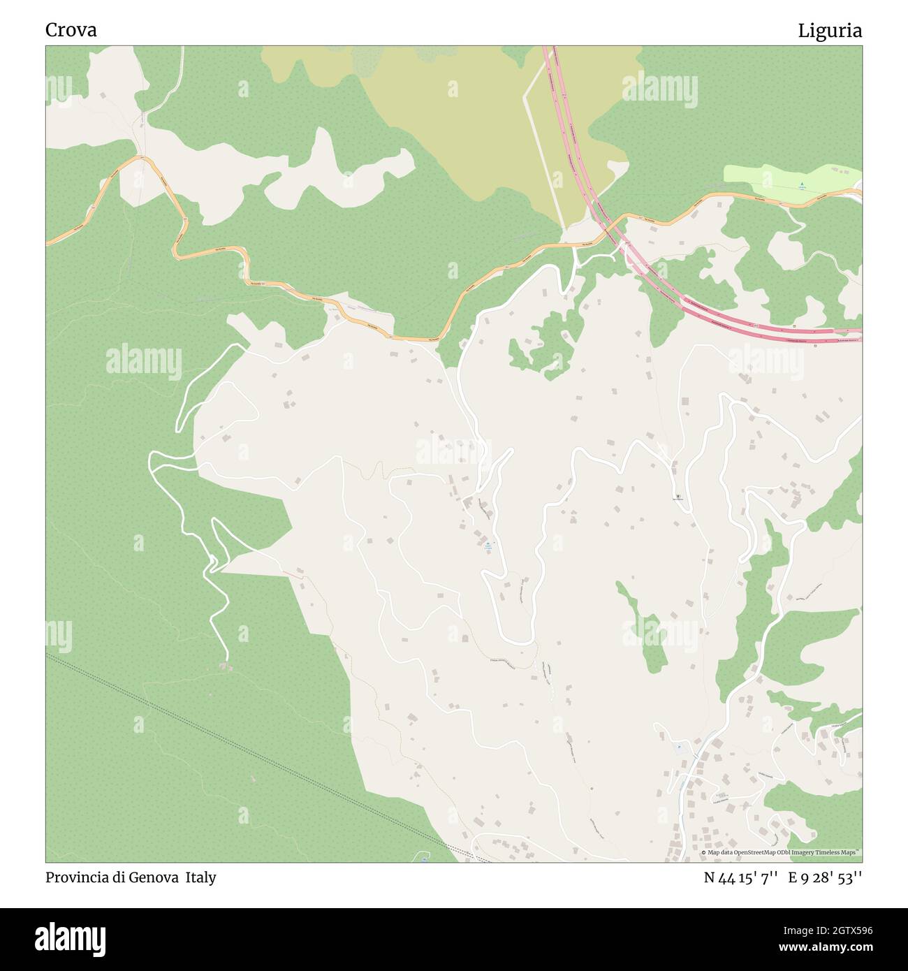 Crova, Provincia di Genova, Italy, Liguria, N 44 15' 7'', E 9 28' 53 ...