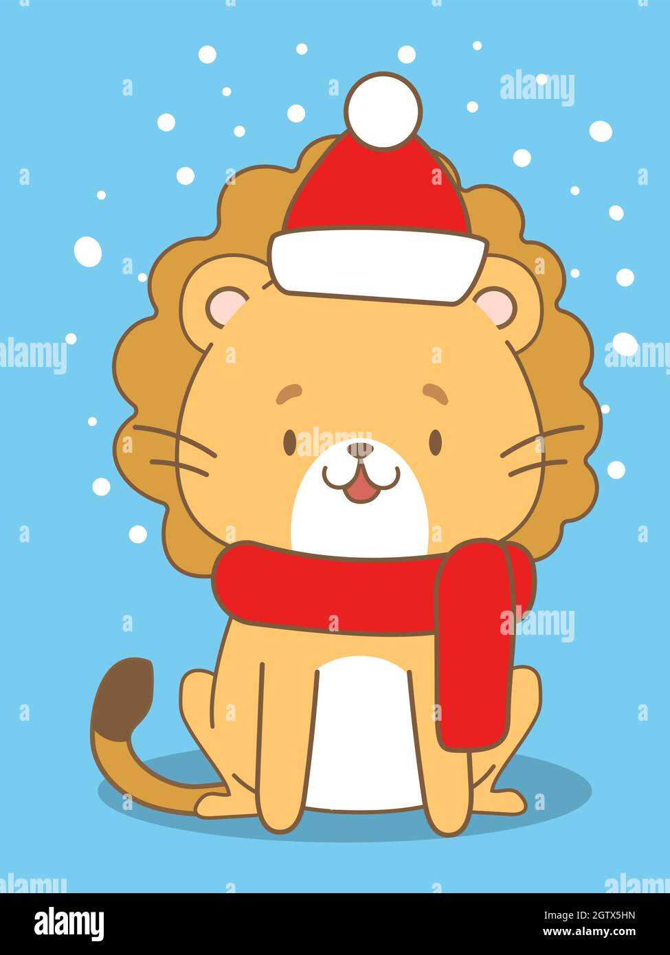 Lion in cap Stock Vector Images - Alamy