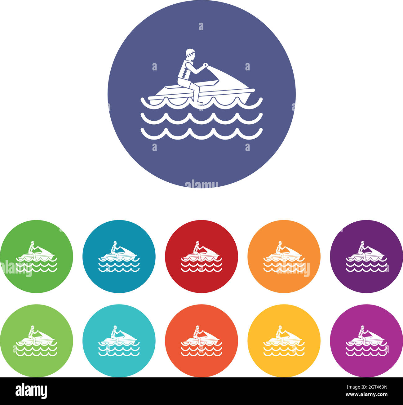 Speed boat rides Stock Vector Images - Alamy