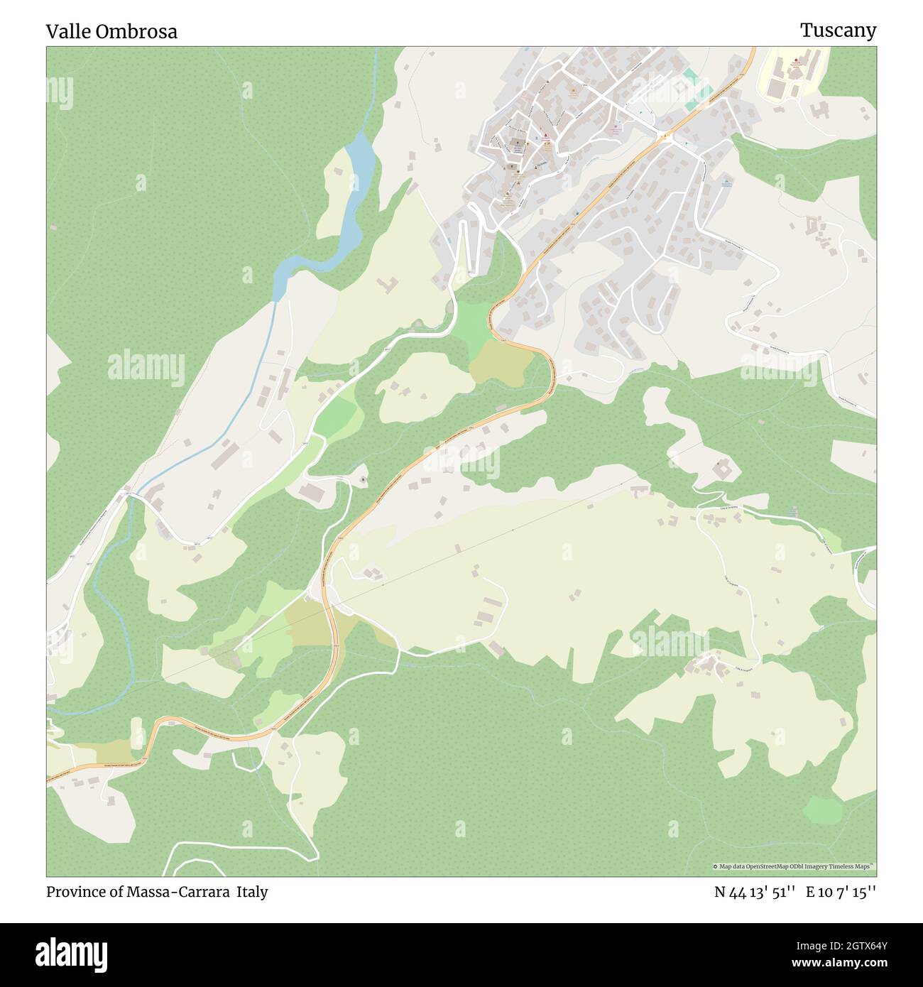 Valle Ombrosa, Province of Massa-Carrara, Italy, Tuscany, N 44 13' 51 ...