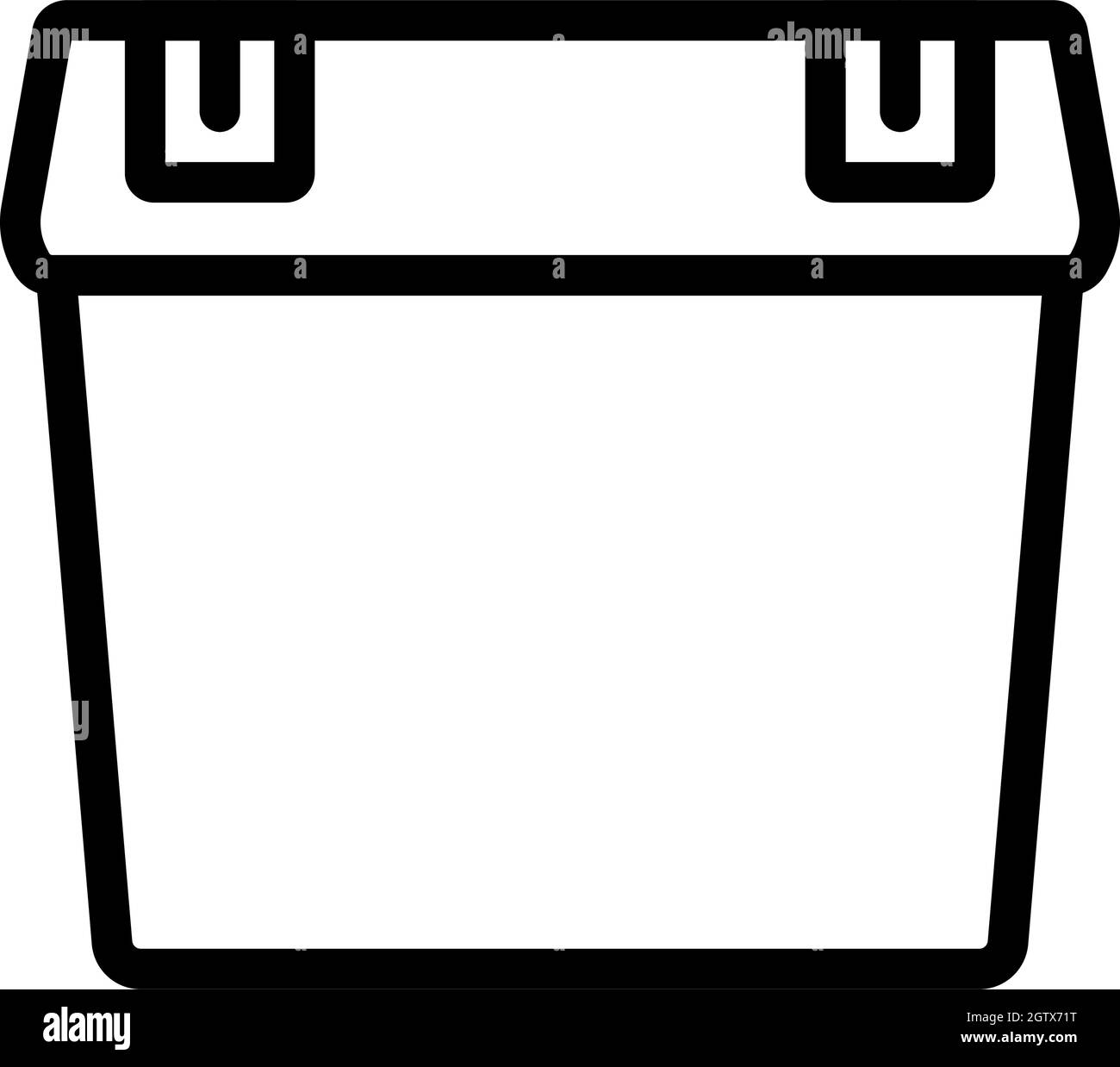 Icon Of Fishing Opened Box Stock Vector Image & Art - Alamy