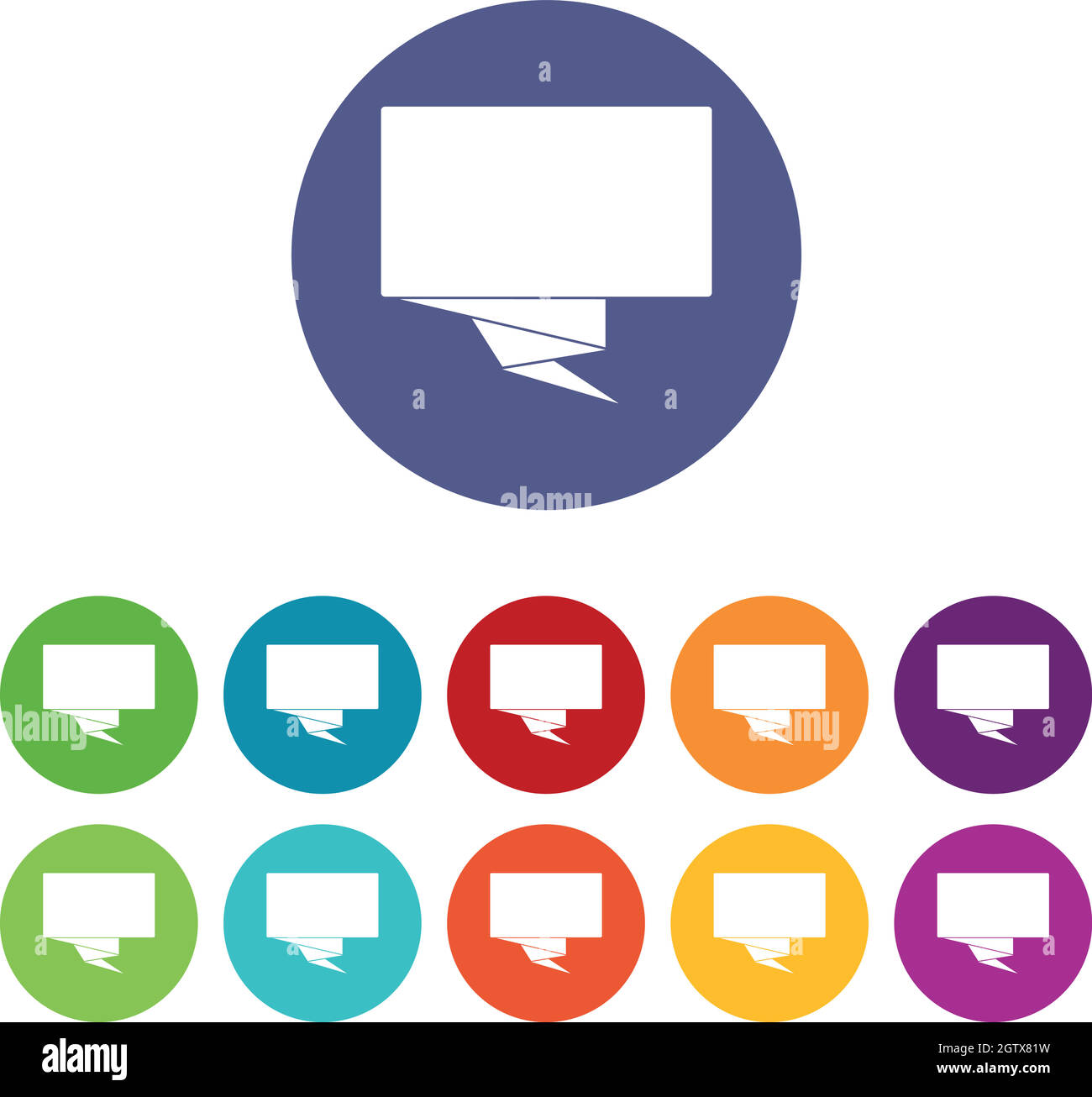 Icons banner hi-res stock photography and images - Alamy