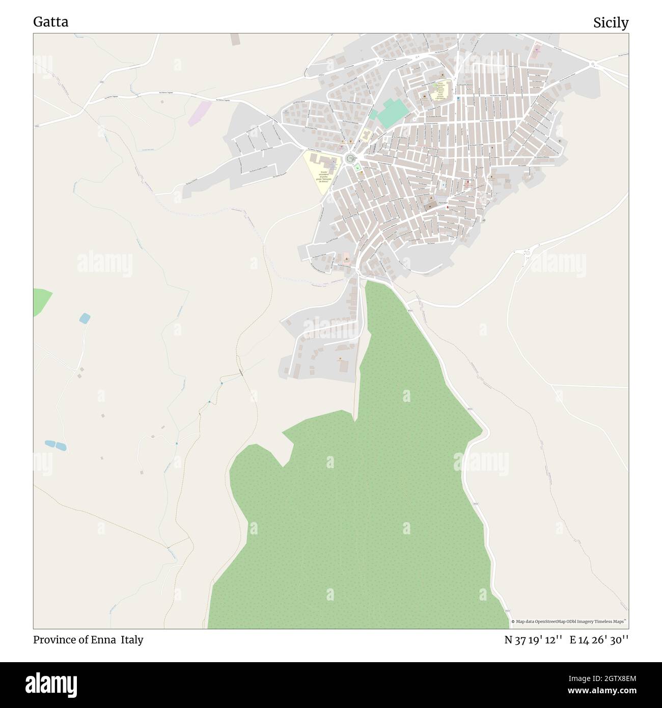 Map of enna hi-res stock photography and images - Alamy