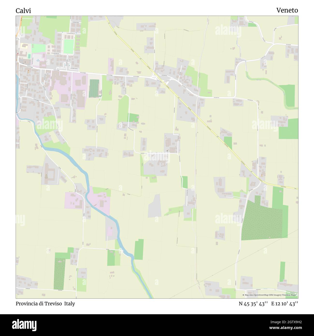 Calvi, Provincia di Treviso, Italy, Veneto, N 45 35' 43'', E 12 10' 43 ...