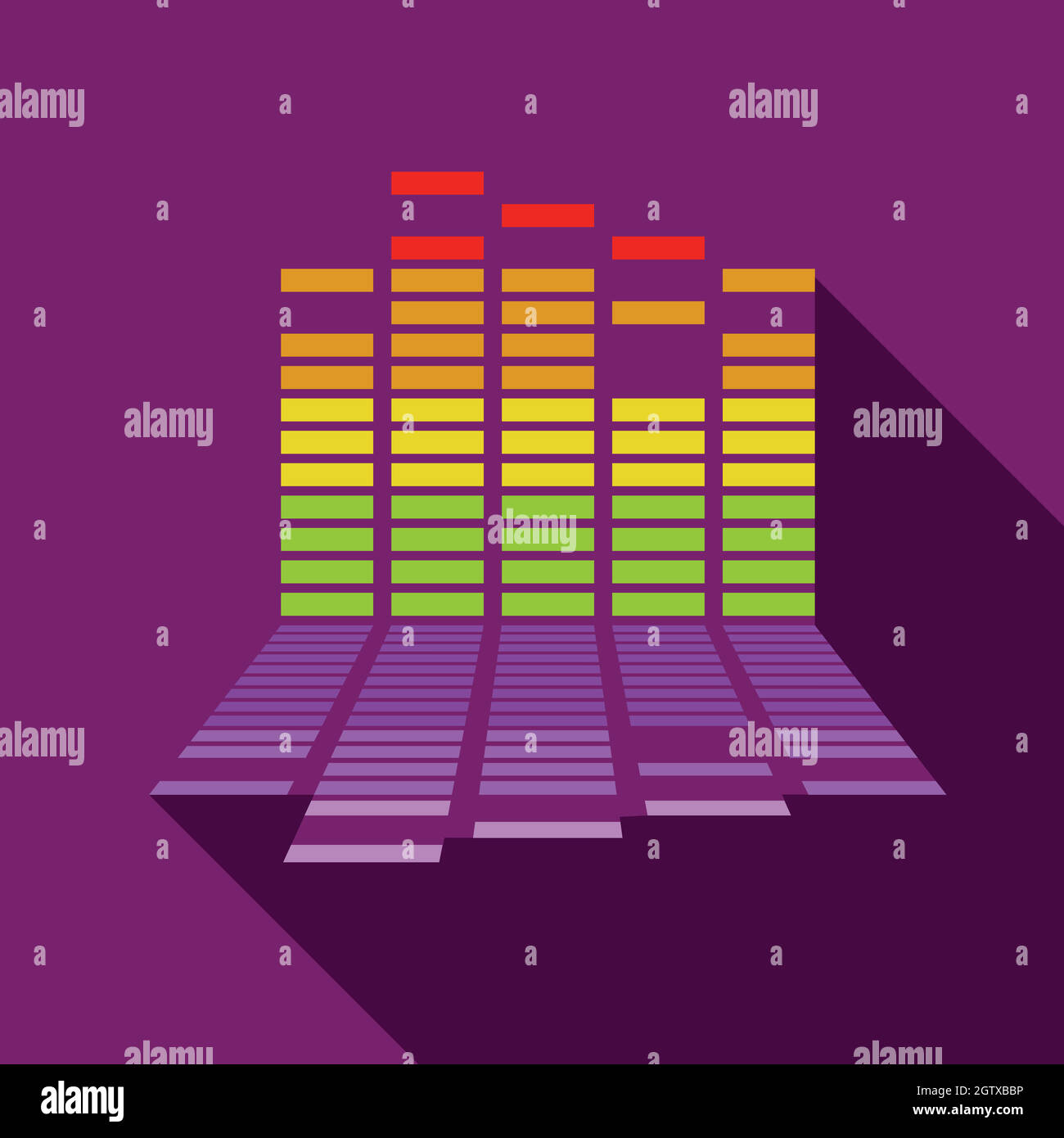 Equalizer icon, flat style Stock Vector Image & Art - Alamy