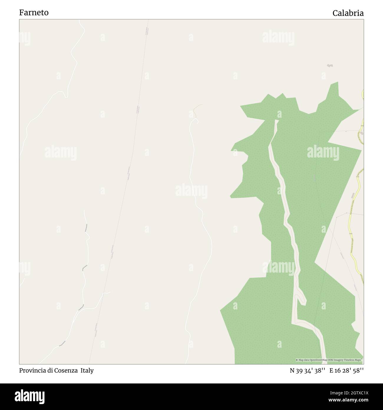 Map of cosenza hi-res stock photography and images - Alamy