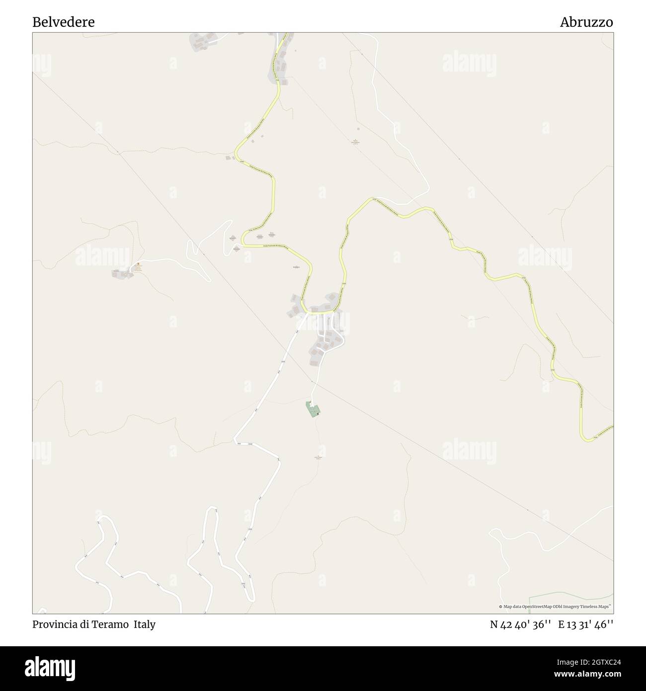 Belvedere, Provincia di Teramo, Italy, Abruzzo, N 42 40' 36'', E 13 31 ...