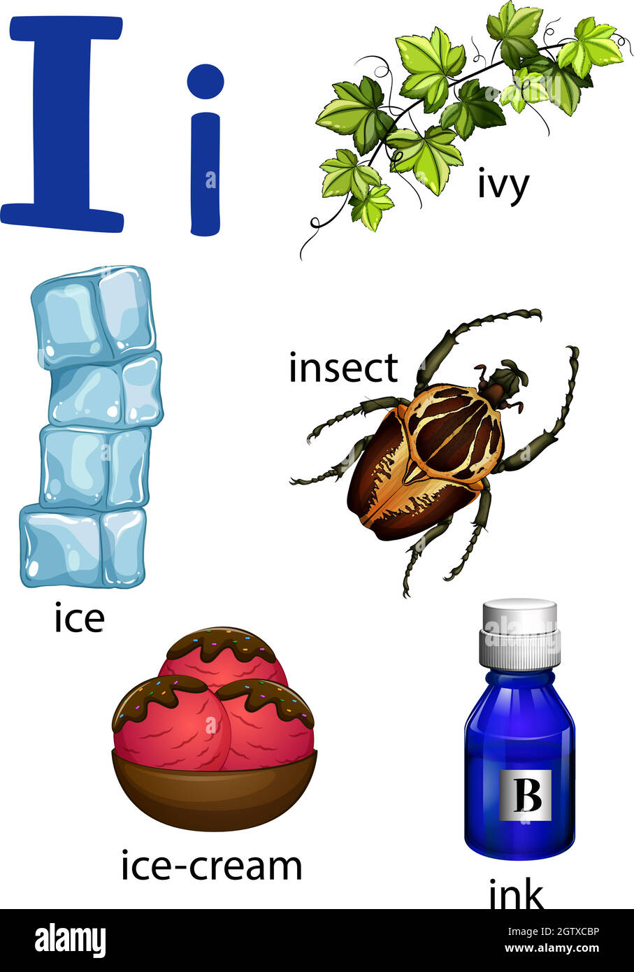 Things that start with the letter I Stock Vector Image & Art - Alamy