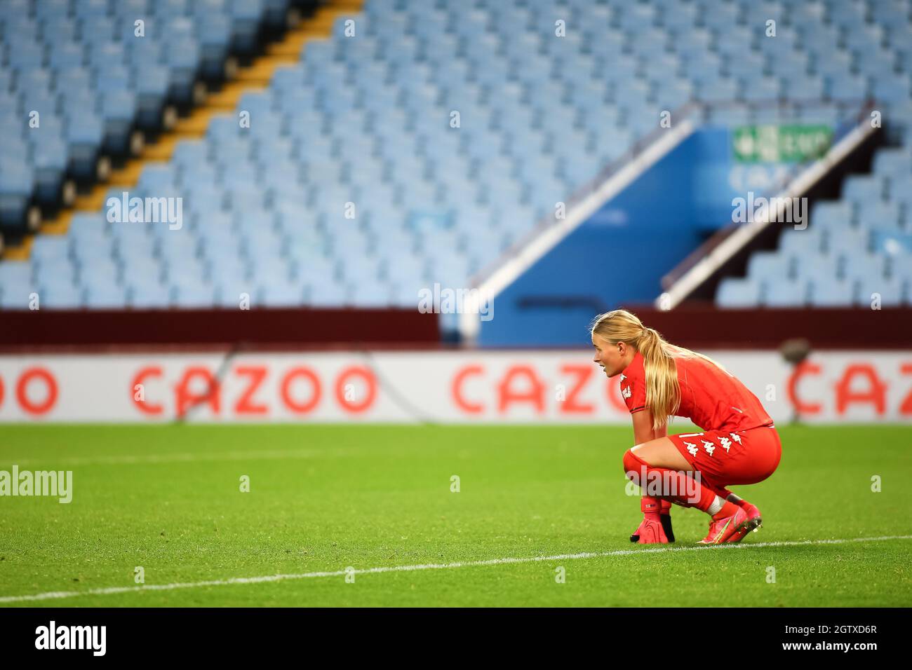 Birmingham, UK. 02nd Oct, 2021. Hannah Hampton (1 Aston Villa) looks on ...