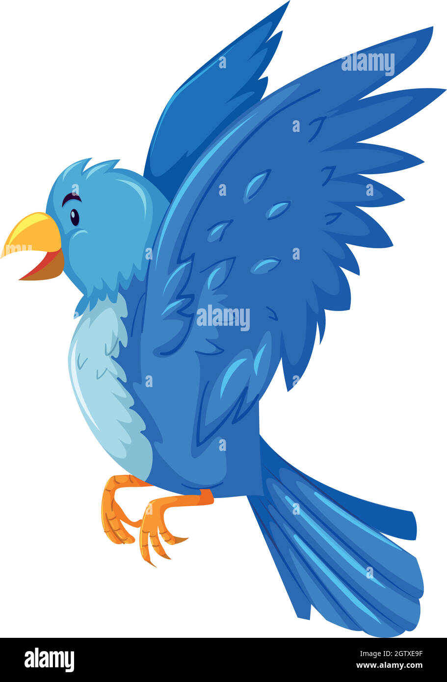 Baby bird blue Cut Out Stock Images & Pictures - Alamy