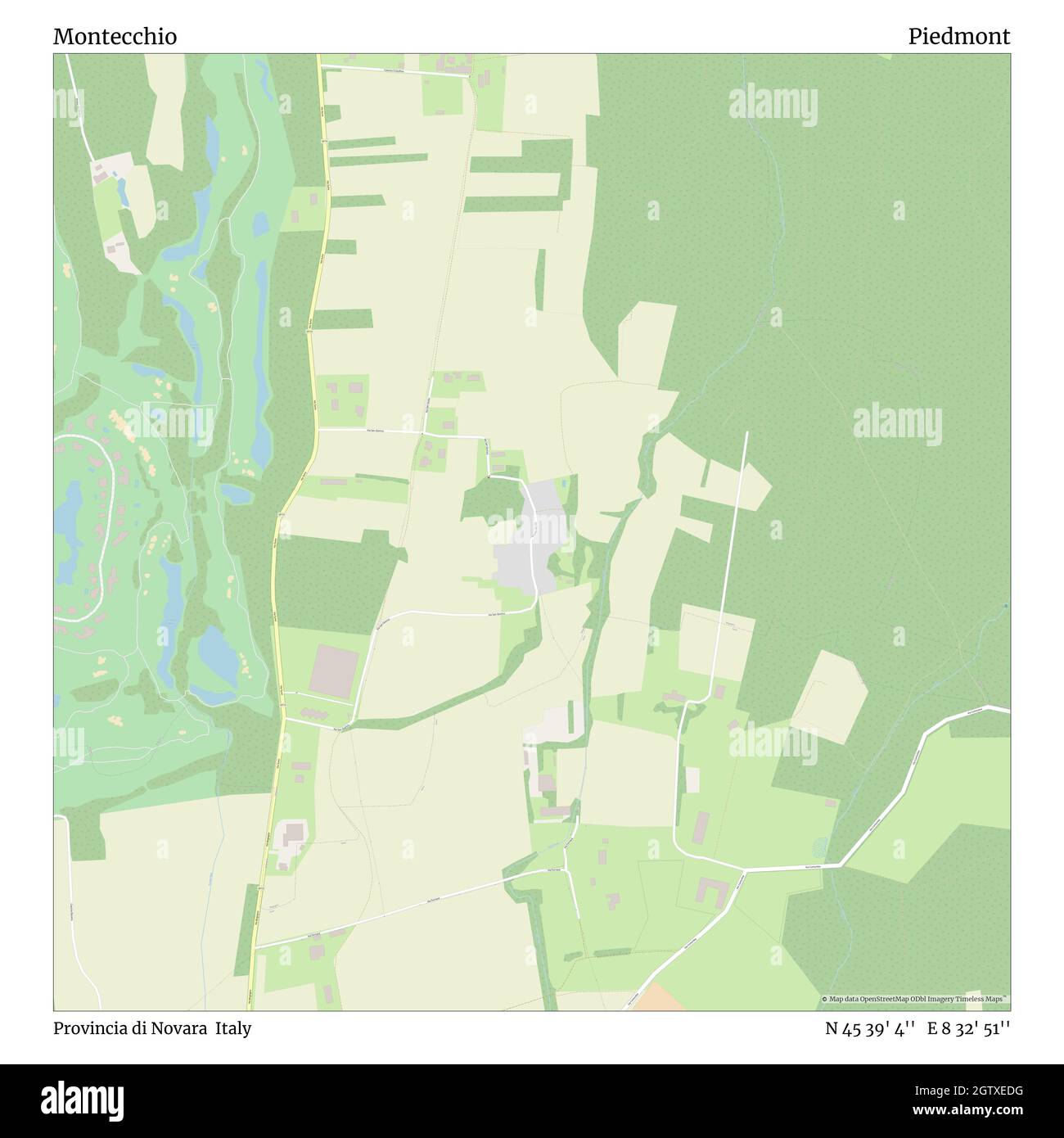 Montecchio Italy Map
