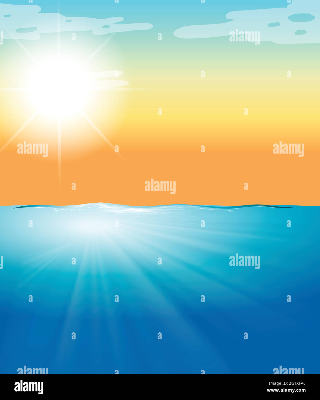 Scene bright Stock Vector Images - Alamy