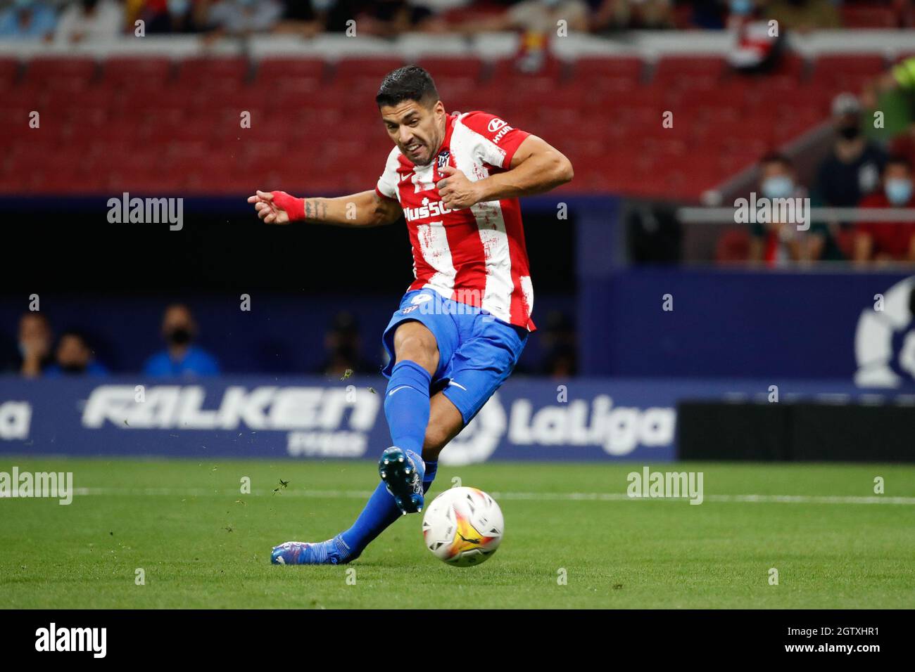 Luis suarez of Atletico de Madrid in action during the La Liga match ...
