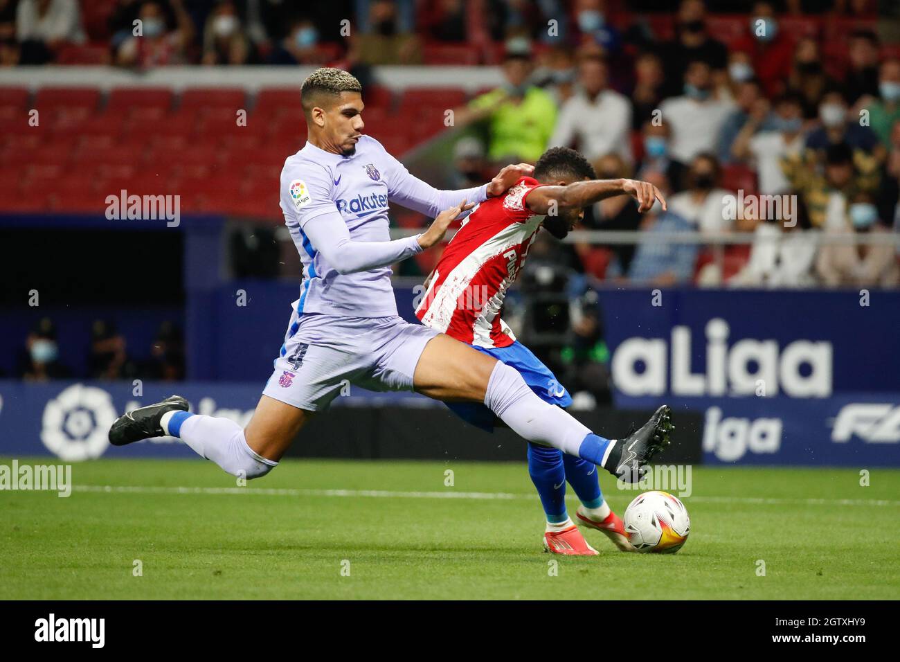 Thomas Lemar of Atletico de Madrid scores a goal during the La Liga ...