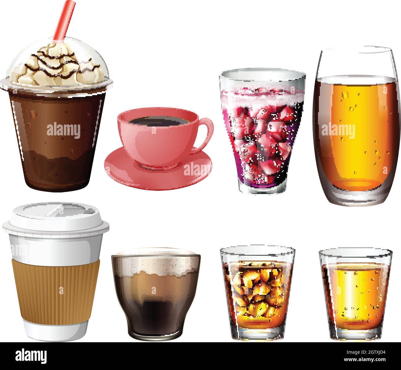 Beer coffee Stock Vector Images - Alamy