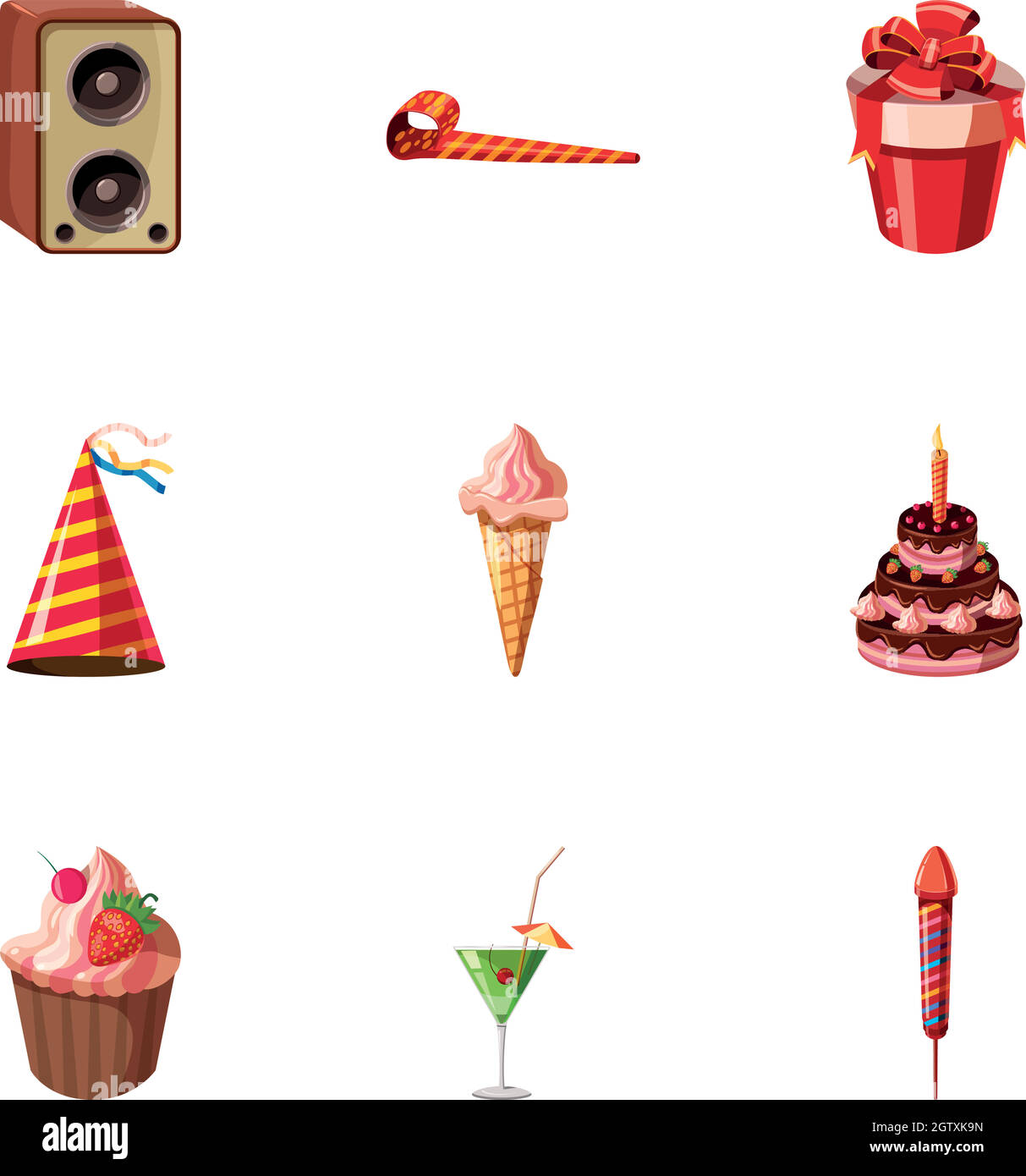 Birthday cartoon Stock Vector Images - Alamy