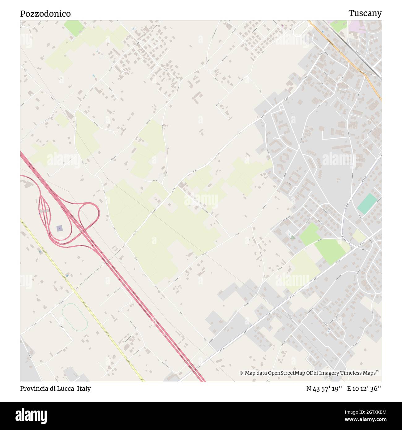 Lucca italy map Cut Out Stock Images & Pictures - Alamy
