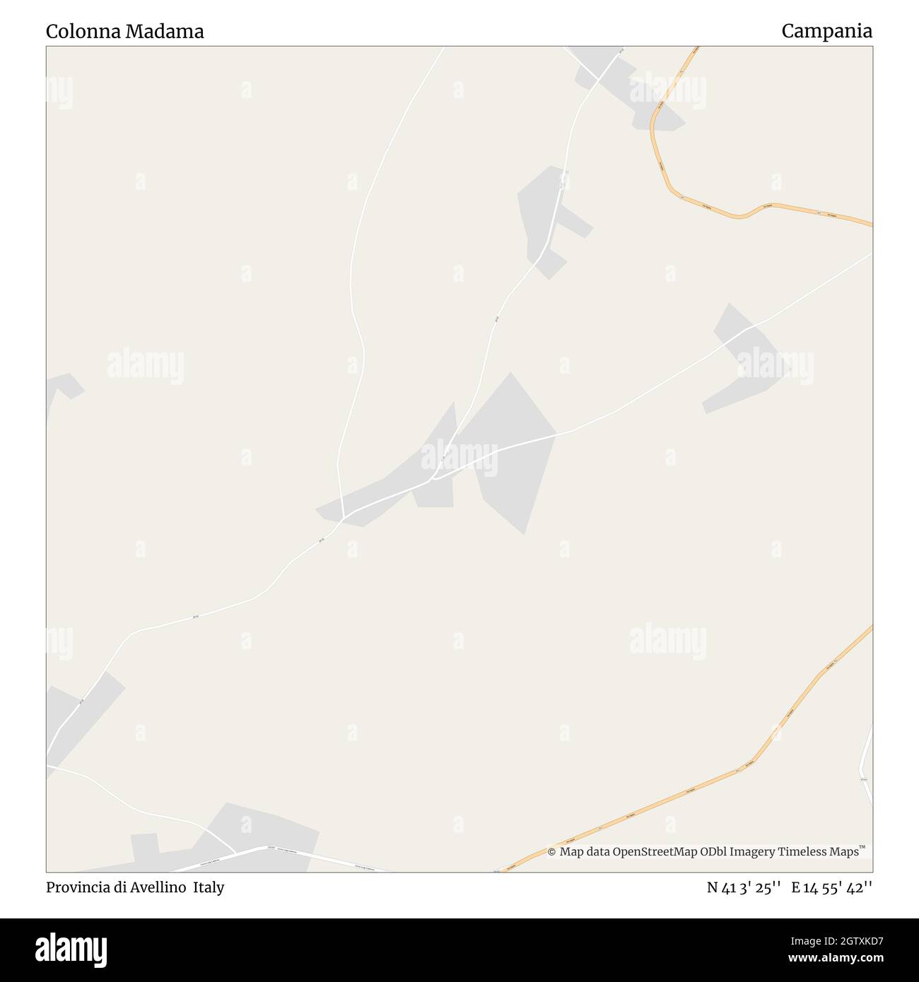 Colonna Madama, Provincia di Avellino, Italy, Campania, N 41 3' 25'', E ...