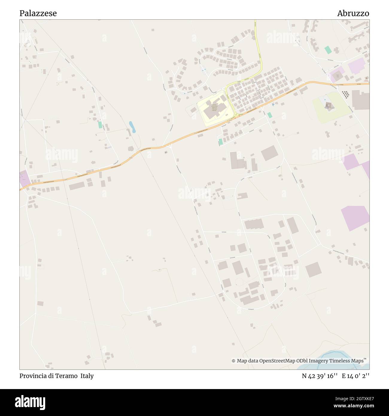 Palazzese, Provincia di Teramo, Italy, Abruzzo, N 42 39' 16'', E 14 0 ...