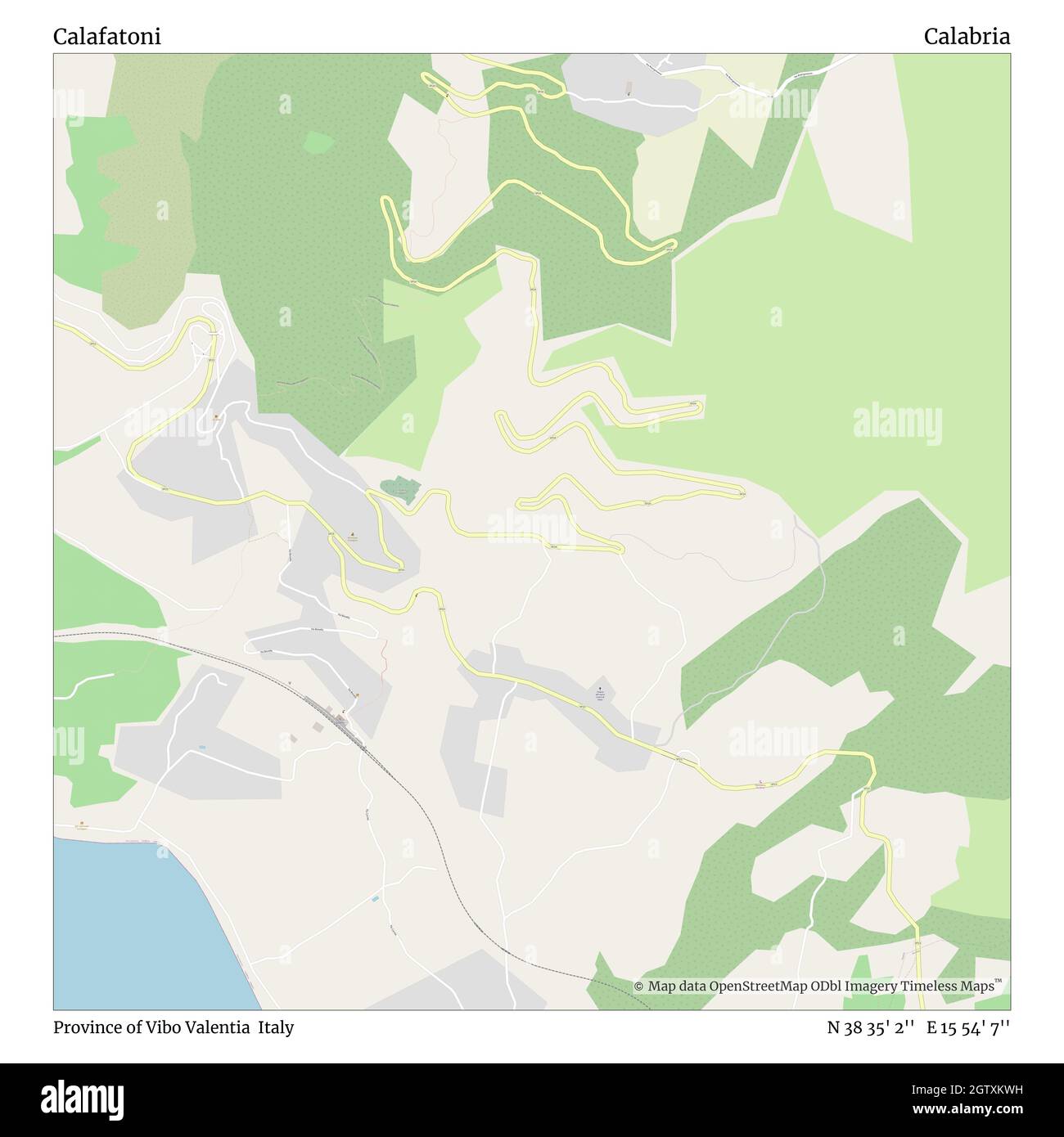 Calafatoni, Province of Vibo Valentia, Italy, Calabria, N 38 35' 2'', E ...