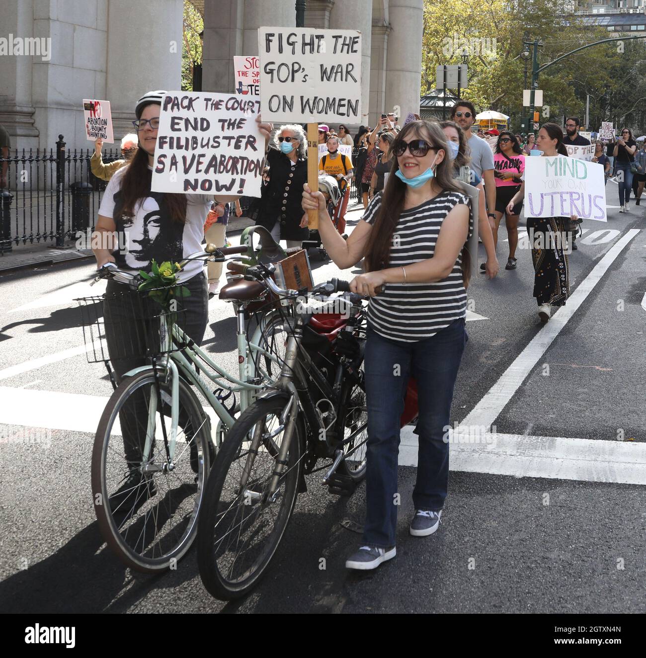 New York, New York, USA. 2nd Oct, 2021. Activists attend the ""˜This ...