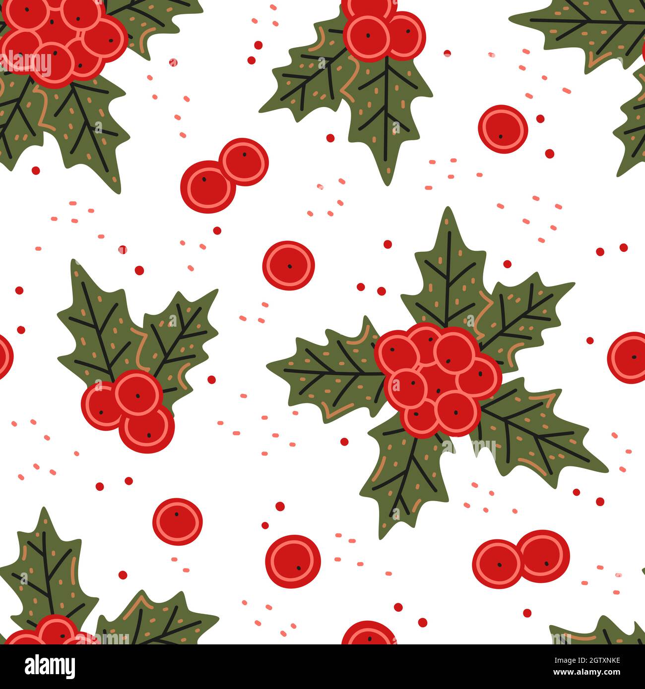 Holly vector vectors hi-res stock photography and images - Alamy