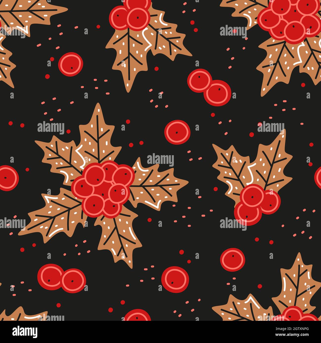 Holly vector vectors hi-res stock photography and images - Alamy