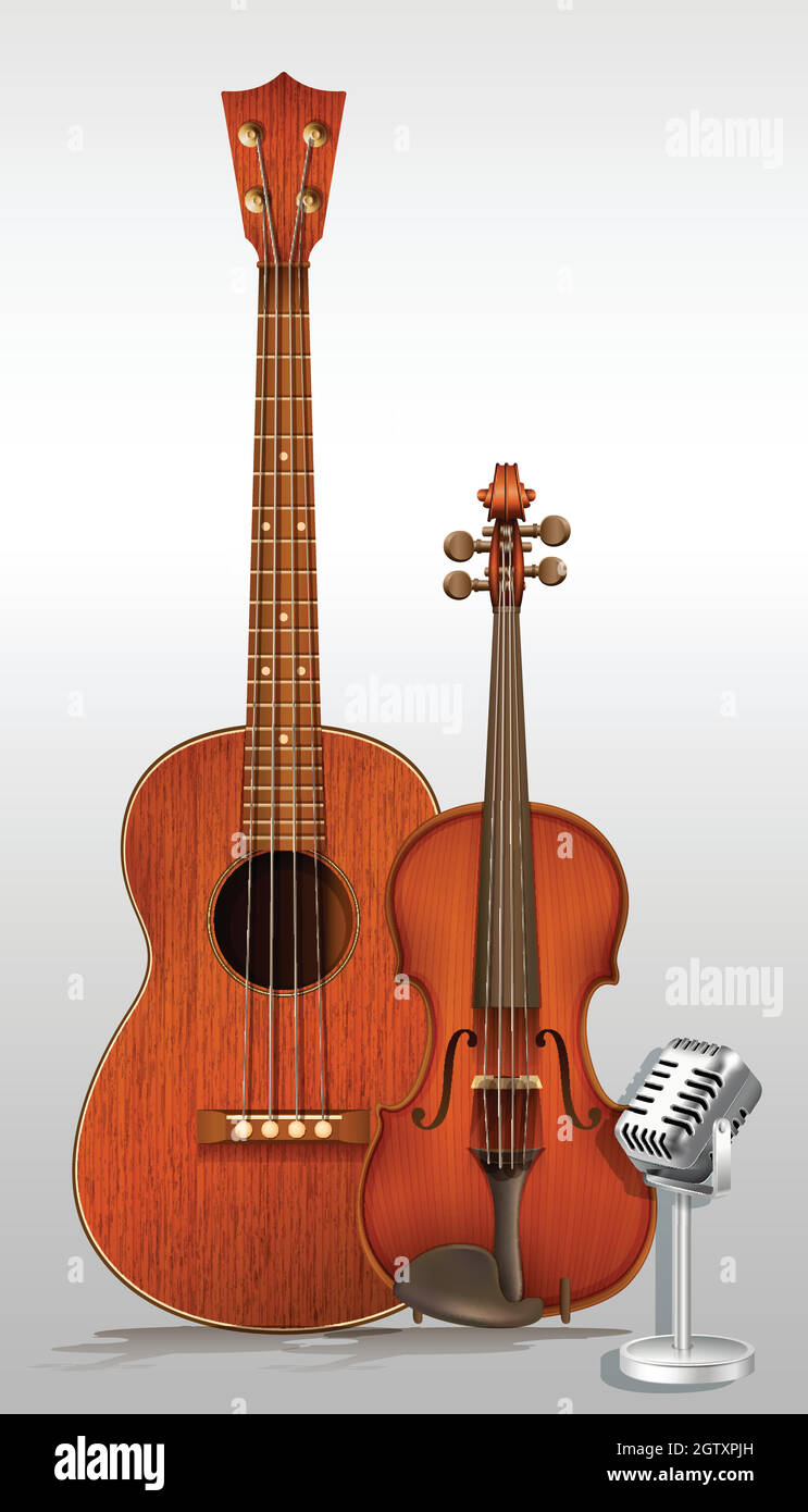 Set of musical instruments Stock Vector Image & Art - Alamy