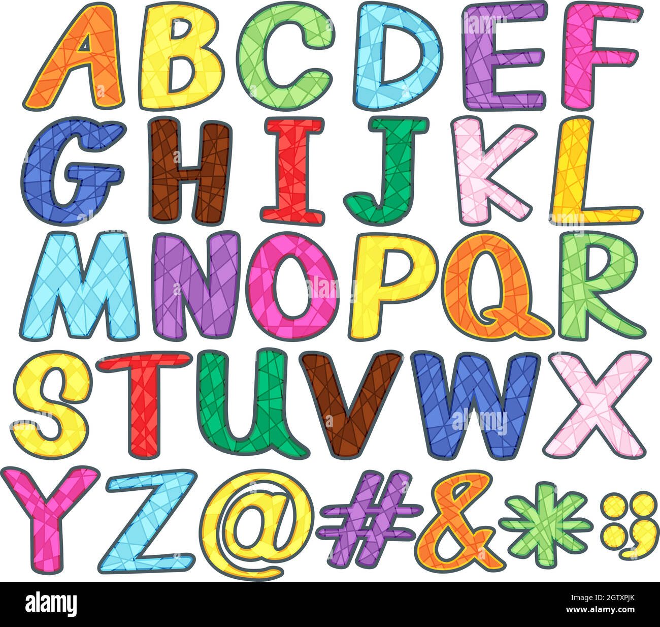 Writing alphabet letter on paper Stock Vector Images - Alamy