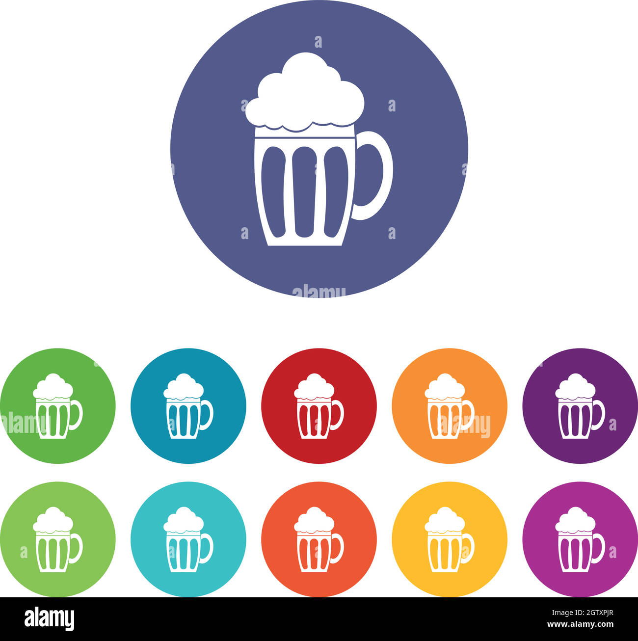 Beer icons hi-res stock photography and images - Alamy