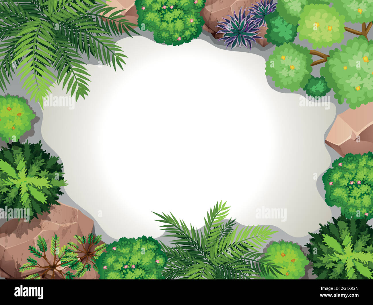 Map frame border Stock Vector Images - Alamy