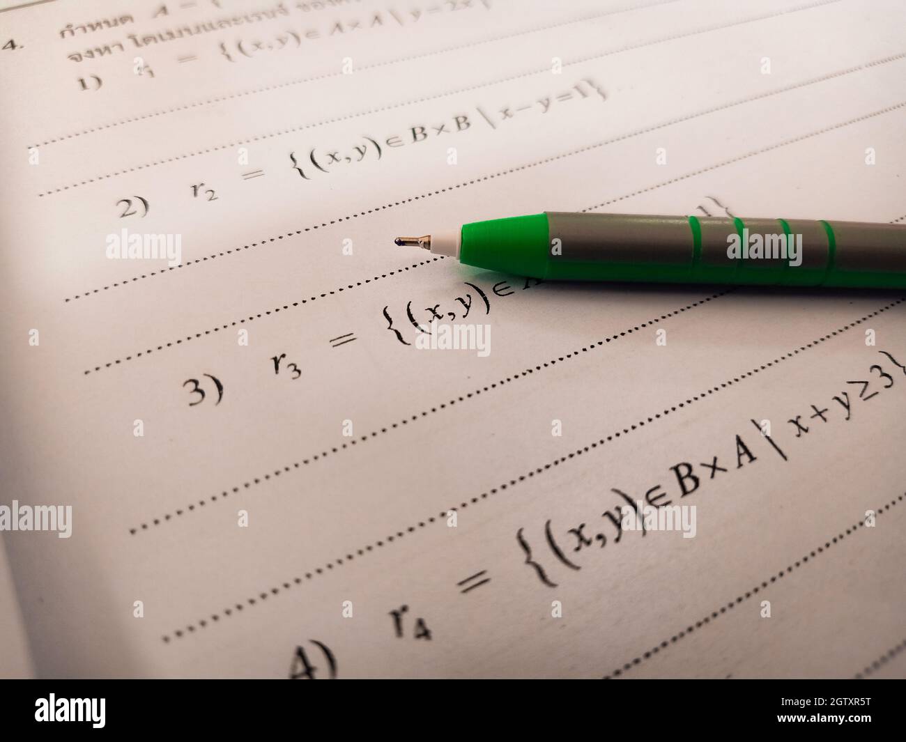 Calculating mathematics formula hi-res stock photography and images - Alamy