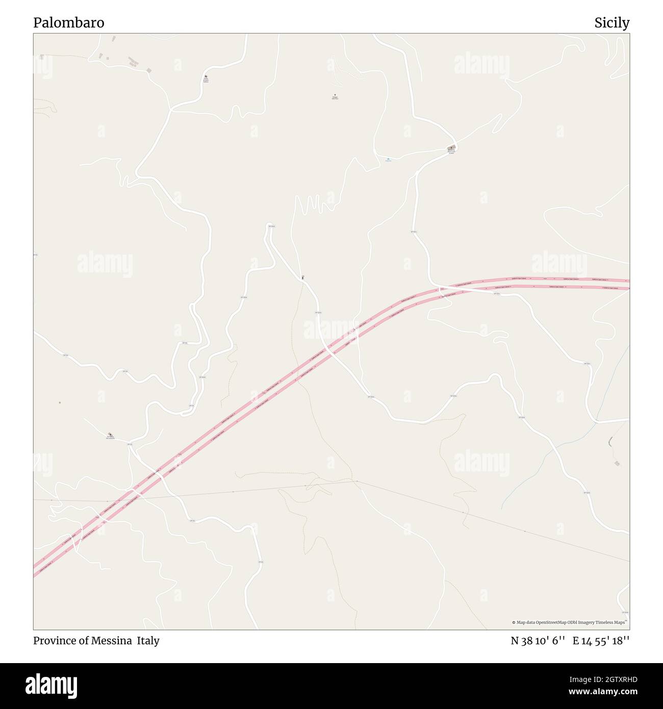 Palombaro, Province of Messina, Italy, Sicily, N 38 10' 6'', E 14 55 ...